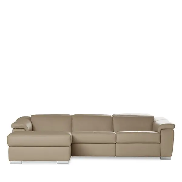 GIUSEPPE NICOLETTI 3 Piece Catania Motion Sectional - Torello Taupe