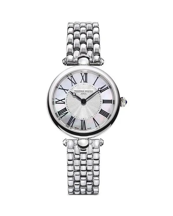 FREDERIQUE CONSTANT Art Deco Watch - White/silver