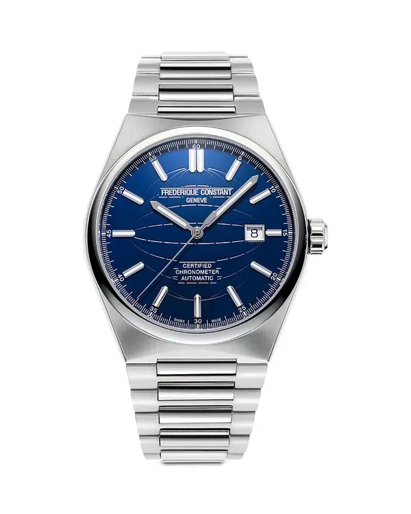 FREDERIQUE CONSTANT Highlife 41mm Watch - Blue/silver
