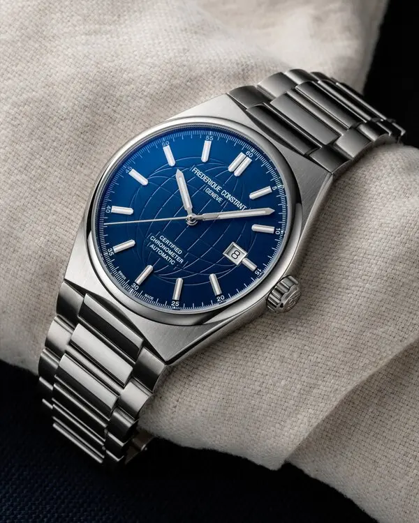 FREDERIQUE CONSTANT Highlife 41mm Watch - Blue/silver
