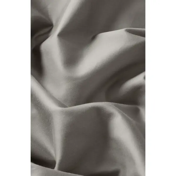 BOLL & BRANCH Percale Hemmed Pillowcase Set, Standard - Stone