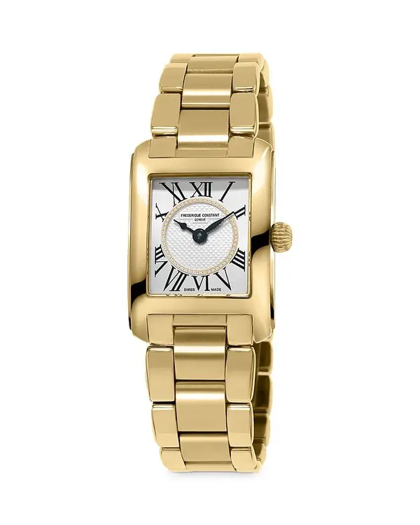 FREDERIQUE CONSTANT Carree 23mm Watch - White/gold