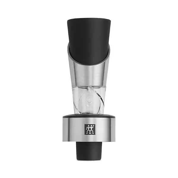 ZWILLING Sommelier All-in-one Wine Aerator, Pourer & Stopper - Silver