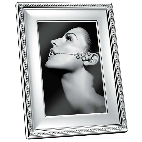 Christofle Perles Frame, 5 X 7 - Silver
