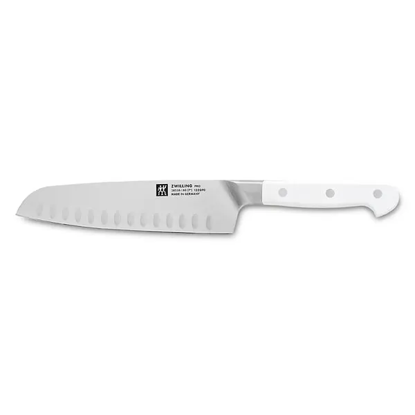 ZWILLING J. A. Henckels Pro Le Blanc 7 Slim Hollow Edge Santoku Knife - Silver