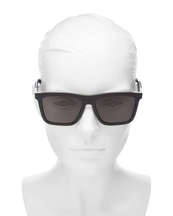 Dior Geometric Sunglasses, 56mm - Black/smoke