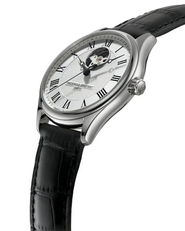 FREDERIQUE CONSTANT Classic Heartbeat Watch, 40mm - Gray/black