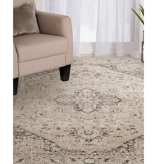 MINK HOME Kenneth Mink Largo Heriz Area Rug, 5'3 X 7'7