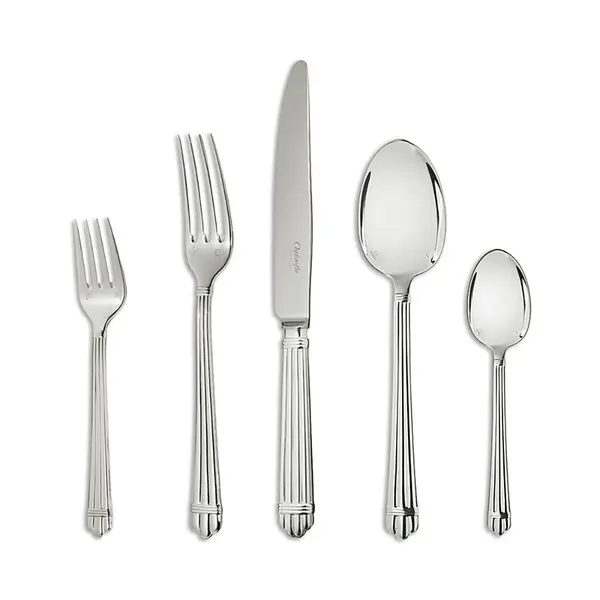 Christofle Aria Silver-plated 5 Piece Flatware Set - No Color