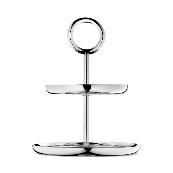 Christofle Vertigo 2 Tier Pastry Stand