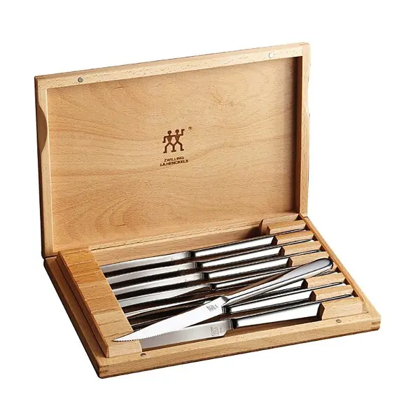 ZWILLING Contemporary 8-piece Steak Knife Set - Stainless Steel
