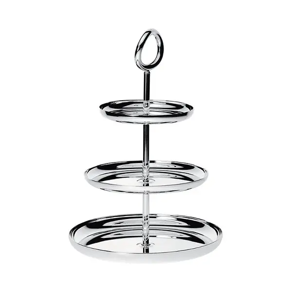 Christofle Vertigo 3-tier Pastry Stand - Silver