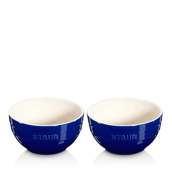 STAUB Ceramic 2-piece Large Universal Mixing Set - Blue