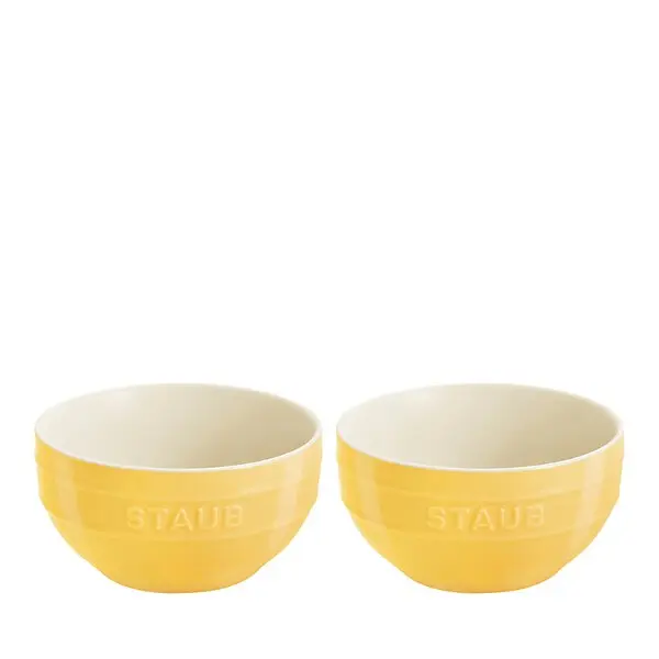 STAUB Ceramic 2-piece Large Universal Mixing Set - Citron