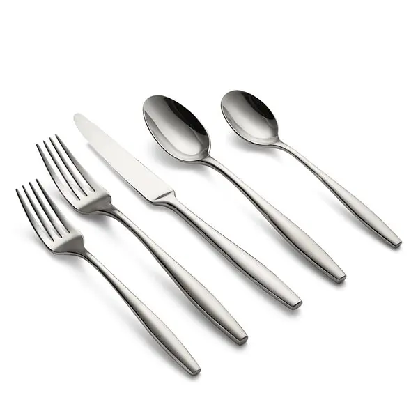 CAMBRIDGE Silversmiths Katerina Mirror 20-piece Flatware Set, Service For 4 - Silver