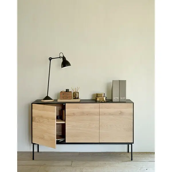 ETHNICRAFT Blackbird 3-door Sideboard - Oak