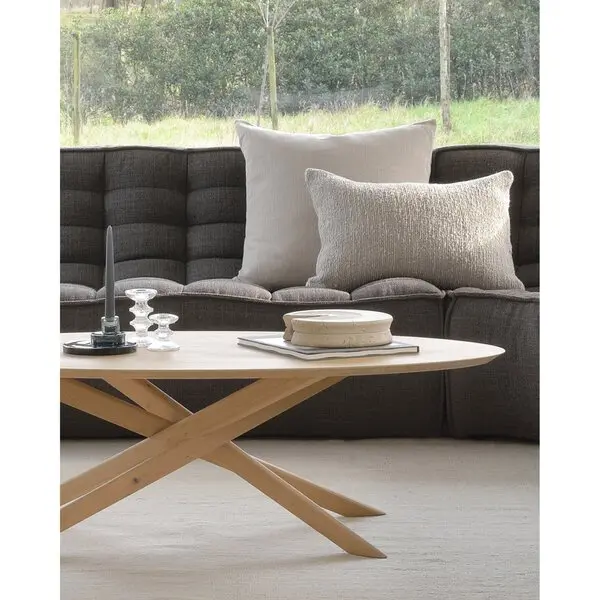 ETHNICRAFT Mikado Oval Coffee Table