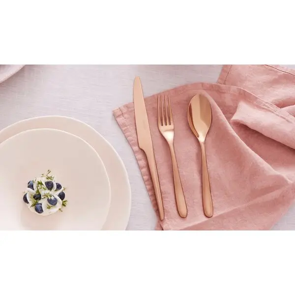 Christofle L'ame De 5 Piece Place Setting, Copper