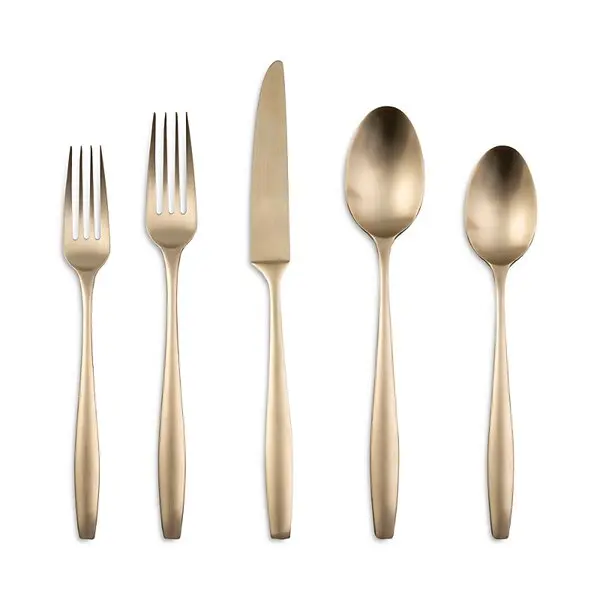 CAMBRIDGE Silversmiths Katerina Satin 20 Piece Flatware Set - Champagne