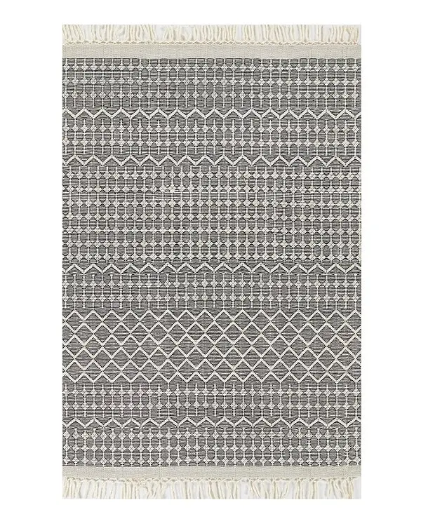 MOMENI Ember Emr-1 Area Rug, 5' X 8 - Black