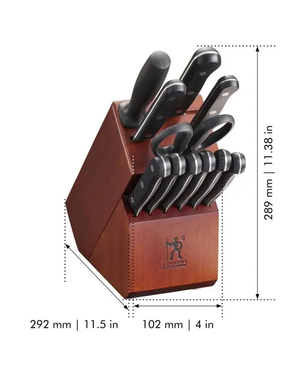 HENCKELS Solution 12-piece Knife Block Set