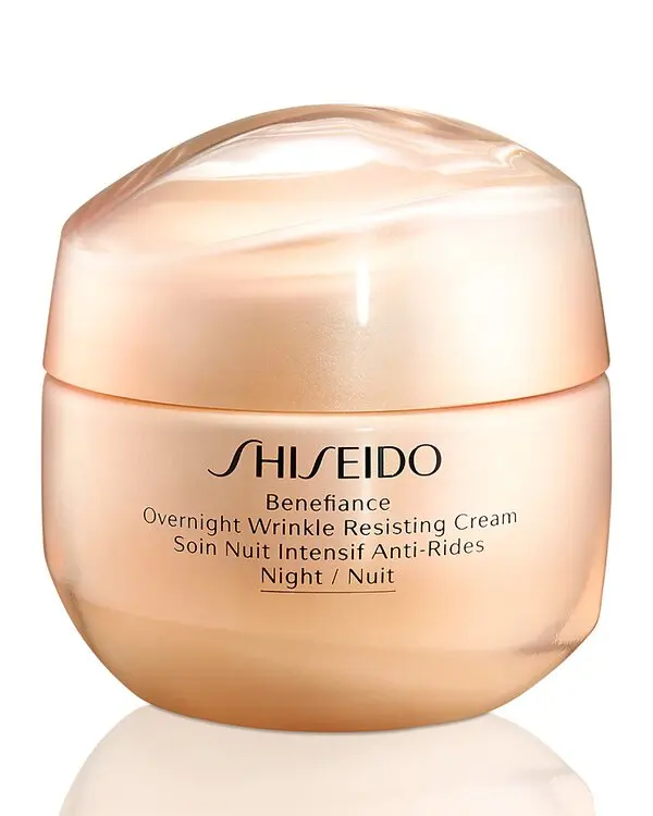 SHISEIDO Benefiance Overnight Wrinkle Resisting Cream 1.7 Oz - No Color