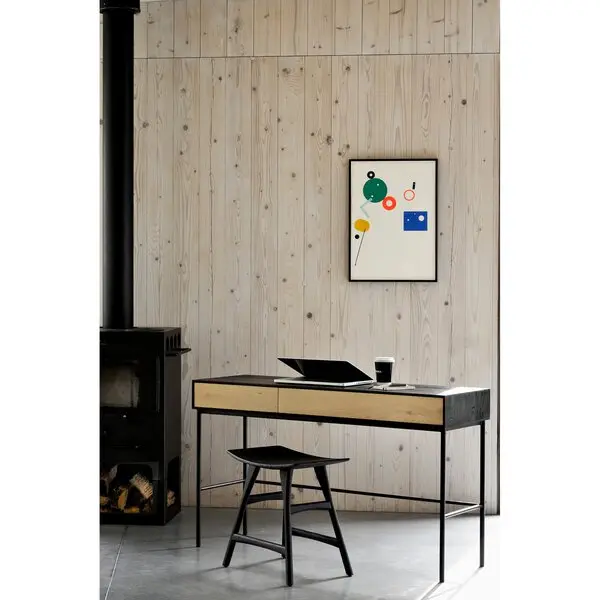 ETHNICRAFT Blackbird Oak Desk
