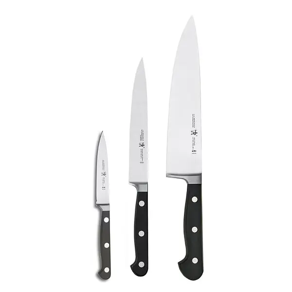 HENCKELS Classic 3-piece Starter Knife Set - Black