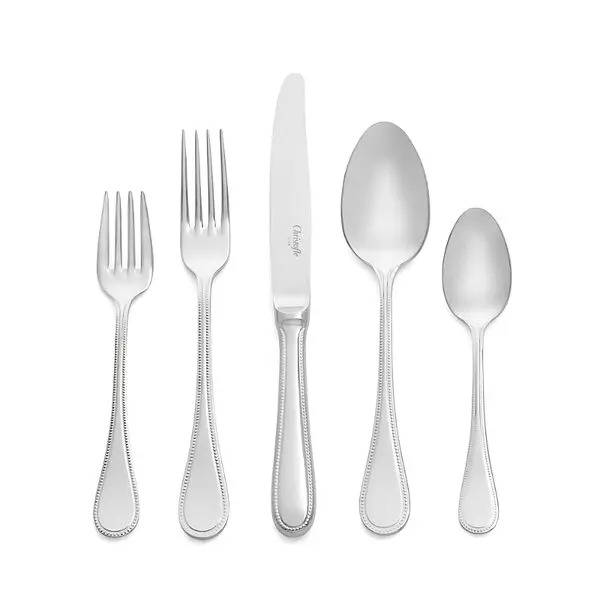 Christofle Perles Ii 5 Piece Place Setting - Silver
