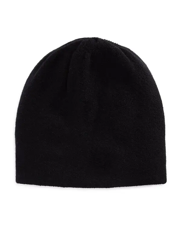 Bloomingdale'S Solid Knit Beanie Exclusive - Black