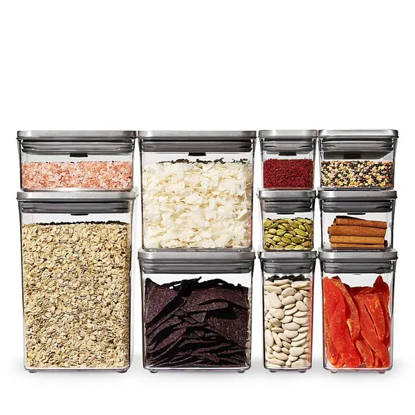 OXO Steel 12 Piece Pop Container Set - No Color