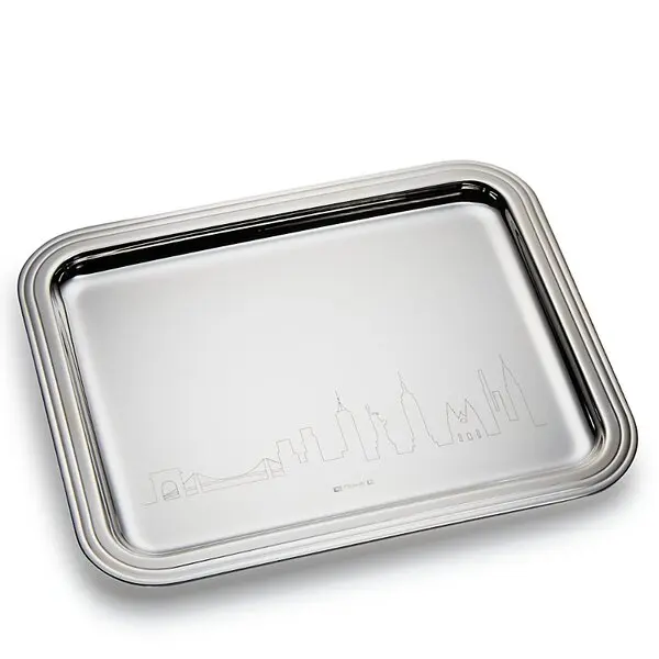 Christofle Albi Skyline -plate Tray Exclusive - Silver