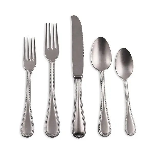 MEPRA Perla Pewter 5-piece Place Setting - Silver
