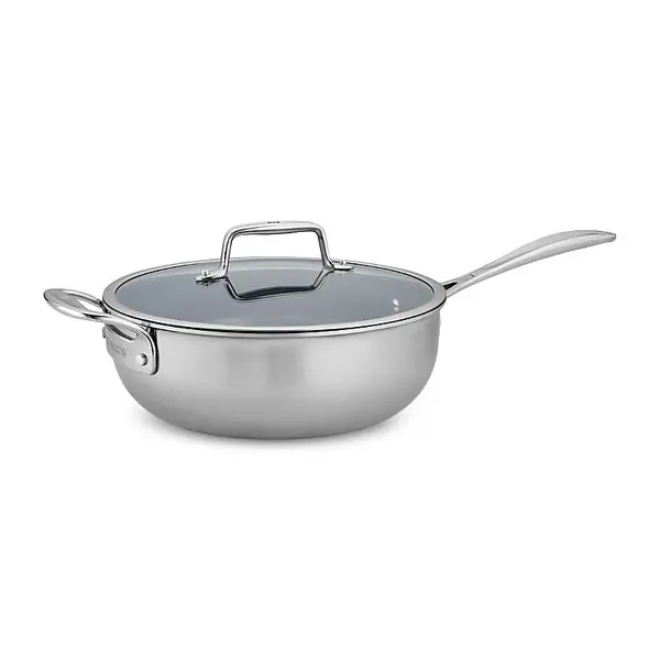 ZWILLING Clad Cfx 4.5-qt Stainless Steel Ceramic Nonstick Perfect Pan - Silver