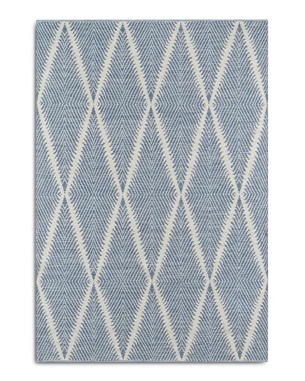 ERIN GATES River Riv-1 Area Rug, 7'6 X 9'6 - Denim