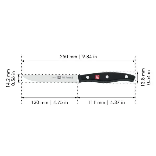 ZWILLING J. A. Henckels Twin Signature 4-piece Steak Knife Set - Silver