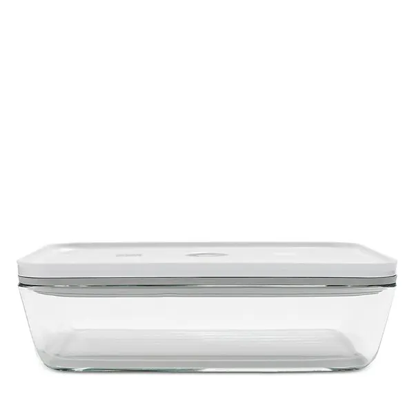 ZWILLING Fresh & Save Vacuum Gratin Dish Glass, Rectangular - White