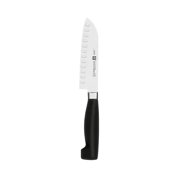 ZWILLING J. A. Henckels Twin Four Star 5 Hollow Edge Santoku - Silver