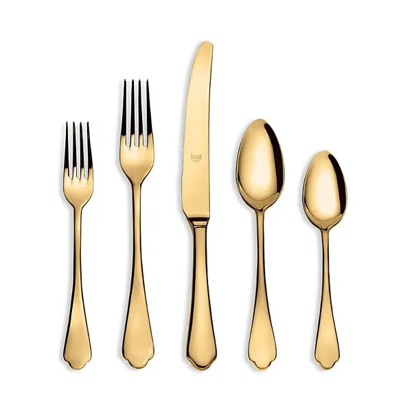 MEPRA Dolce Vita Mirror Oro 5-piece Place Setting - Gold