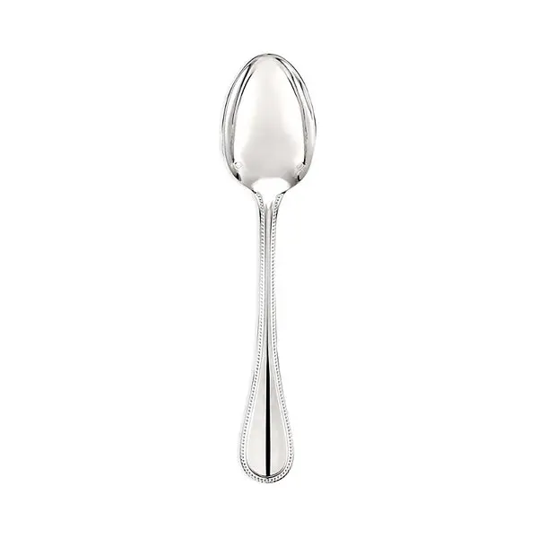 Christofle Perles Silverplate Dessert Spoon - Silver