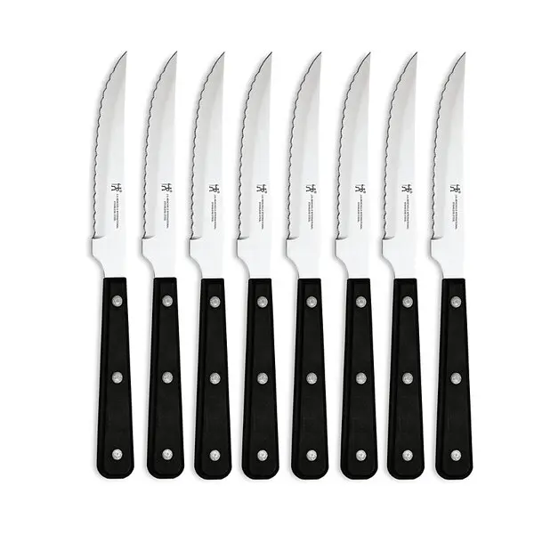 HENCKELS Eversharp 8-piece Steak Set - Black/silver