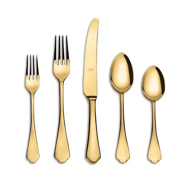 MEPRA Dolce Vita 20 Piece Flatware Set - Gold