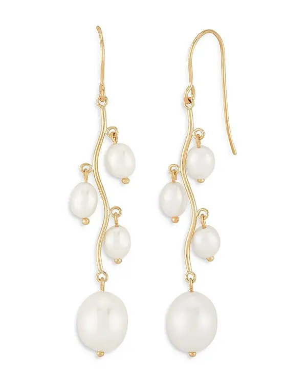 Bloomingdale'S Cultured Freshwater Drop Earrings - Pearl