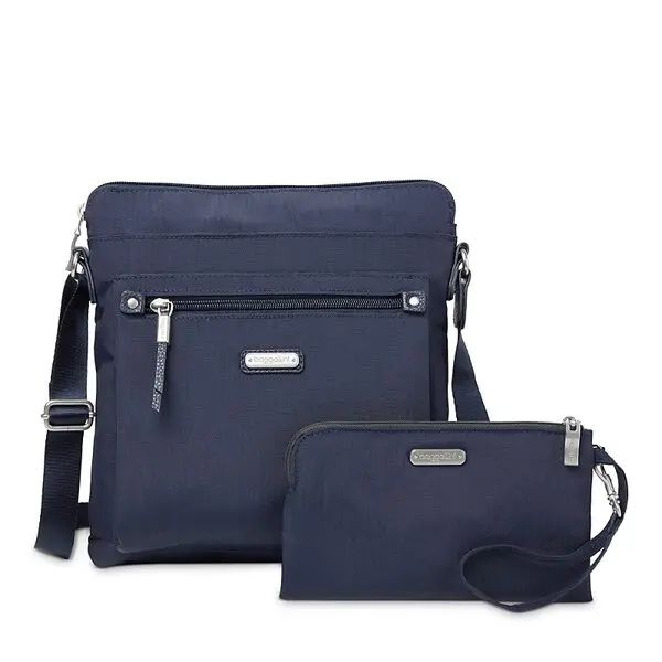 BAGGALLINI Go Crossbody Bag With Rfid Phone Wristlet - French Navy