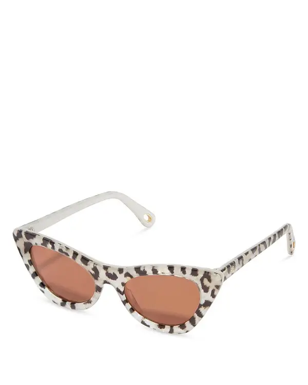 Lele Sadoughi Downtown Cat Eye Sunglasses By - Multi/orange Solid