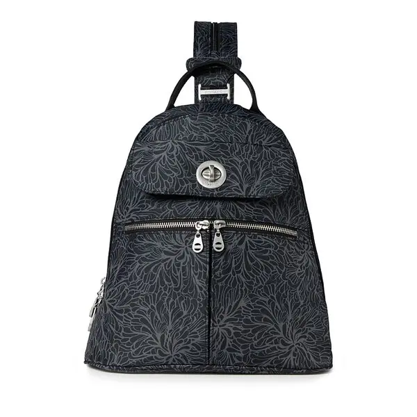 BAGGALLINI Naples Convertible Backpack - Midnight Blossom Print