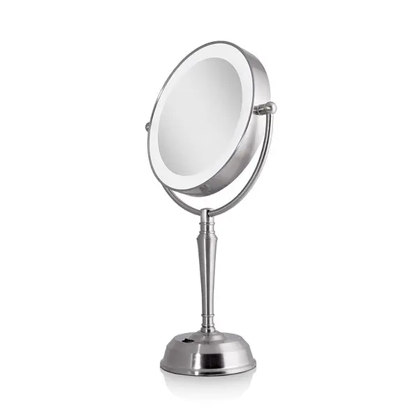 ZADRO Led Lighted Vanity Mirror With Rechargeable Battery & Usb Port, 1x/10x Magnification - Clear