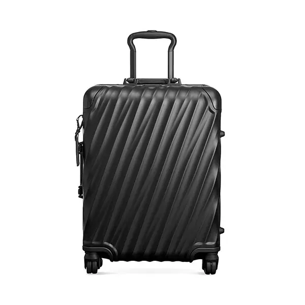 Tumi 19 Degree Aluminum Continental Carry On Luggage - Matte Black