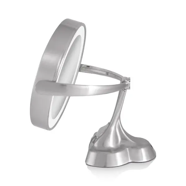 ZADRO Led Variable Light Vanity Mirror With Smart Dimmer 1x/10x Magnification - Silver
