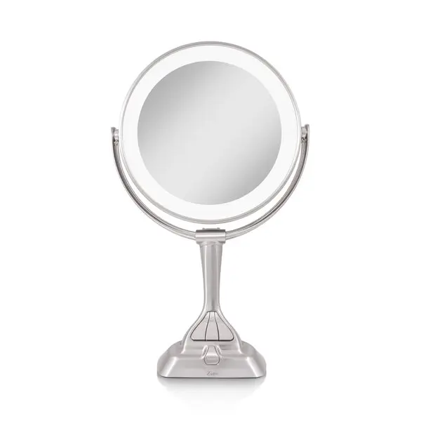 ZADRO Led Variable Light Vanity Mirror With Smart Dimmer 1x/10x Magnification - Silver